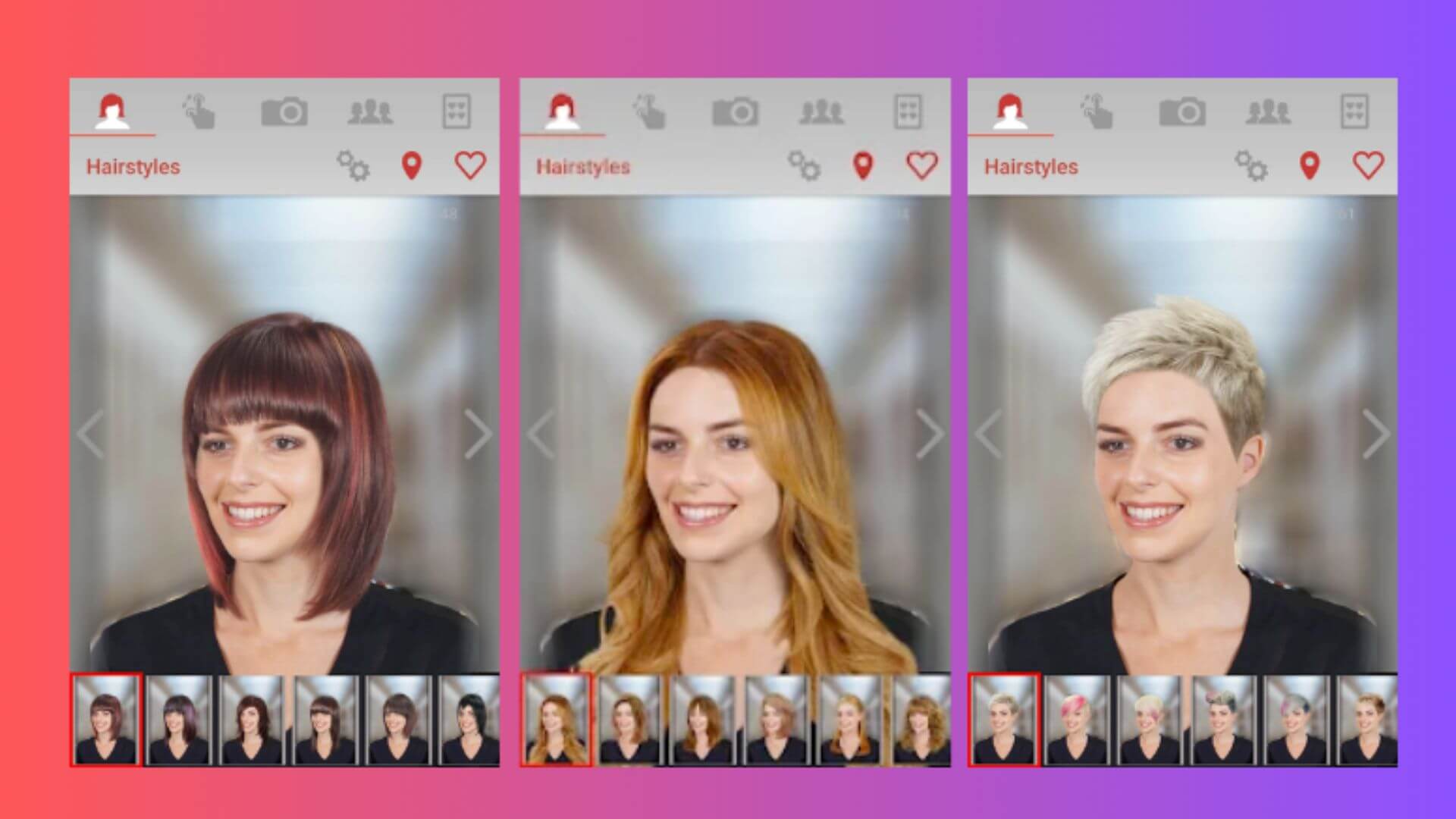 Aplicaciones para simular cortes de pelo - Boobir